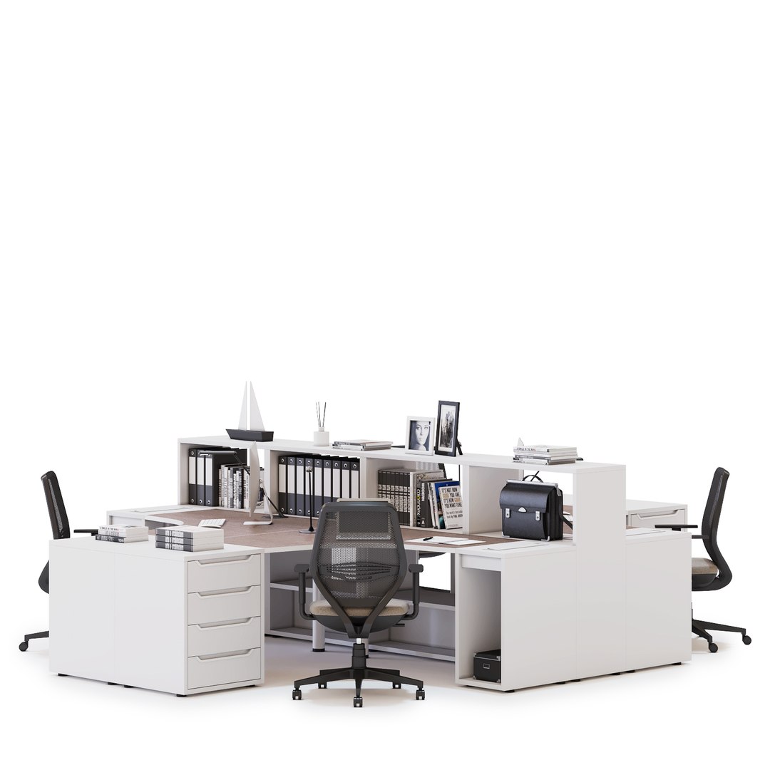 3D Office Workspace Las Model - TurboSquid 1444709