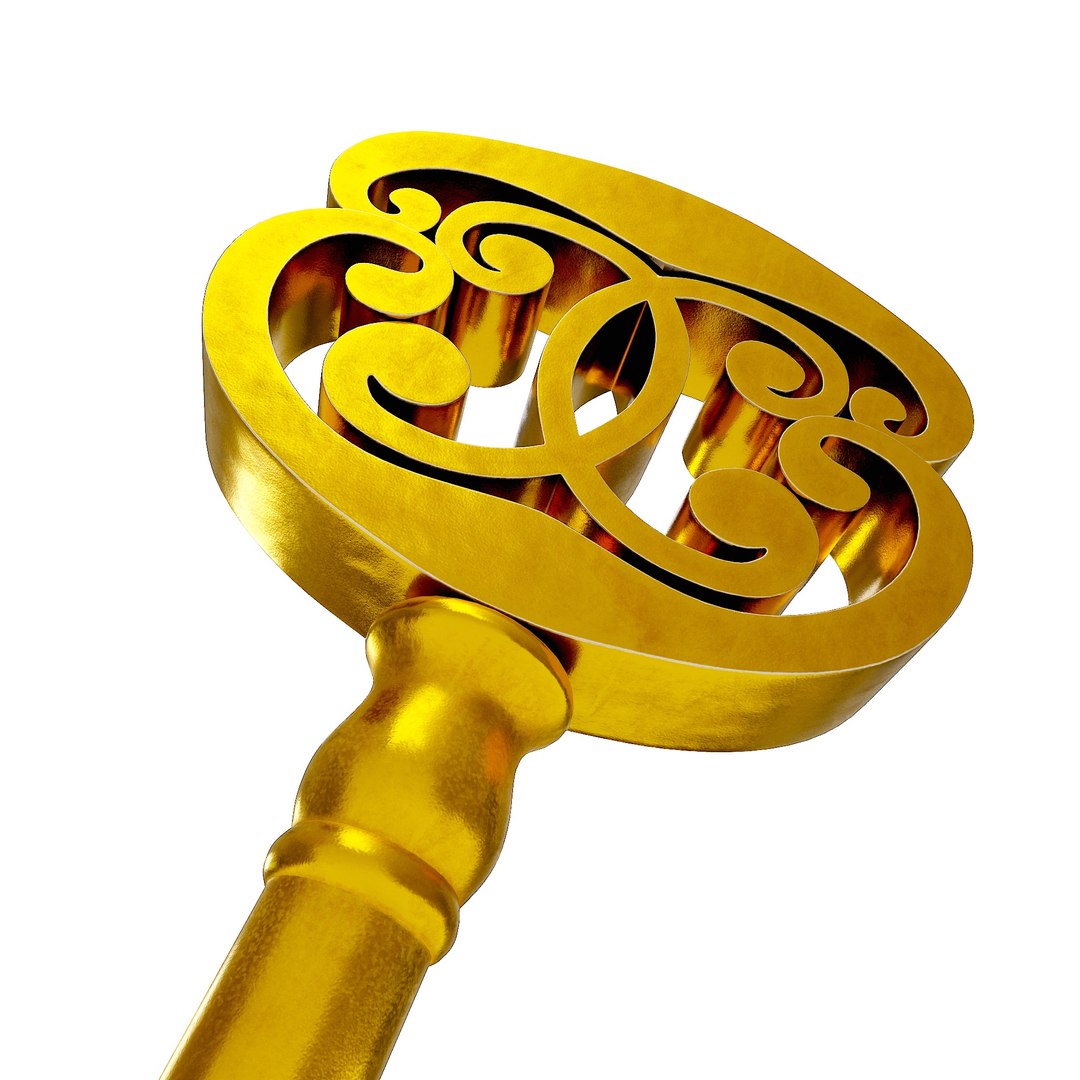 Jewelry box key 3D model - TurboSquid 1977092