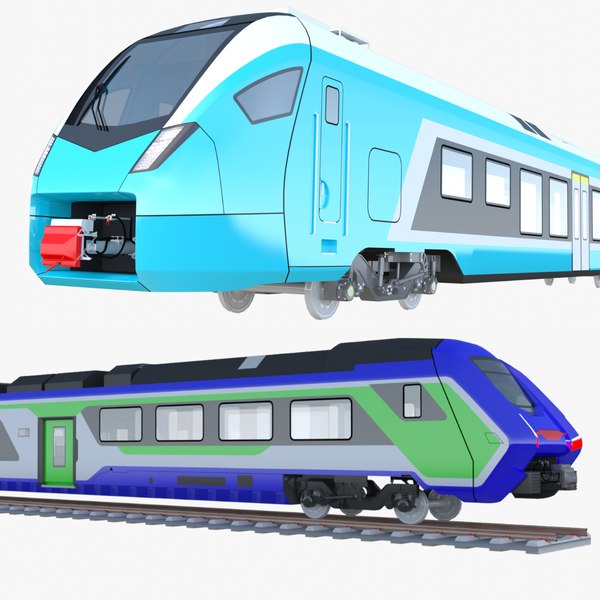 Hitachi HTR 412 and Stadler Flirt 3D model - TurboSquid 1966665