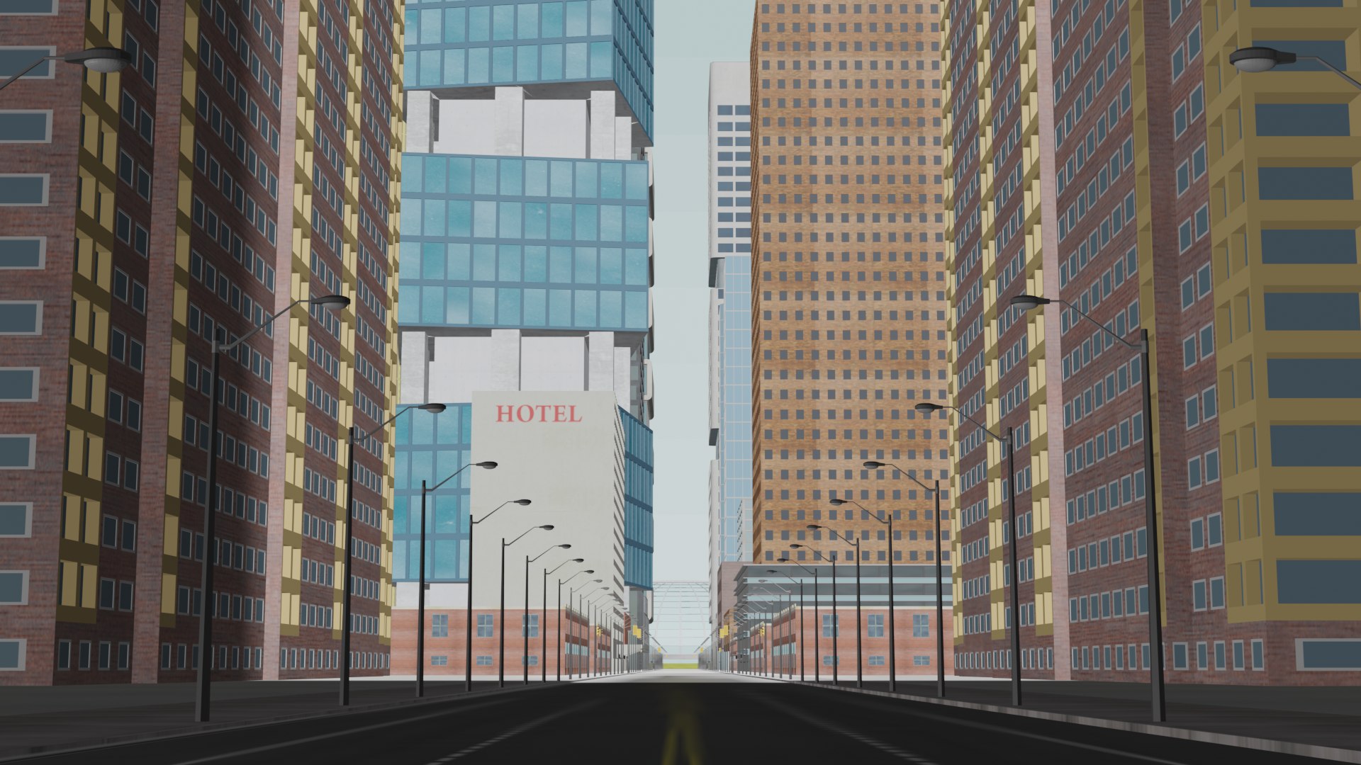 Futuristic City 3D Model - TurboSquid 2162915