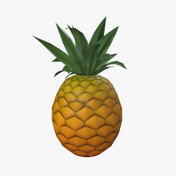 modelo 3d stylized pineapple - TurboSquid 1974754