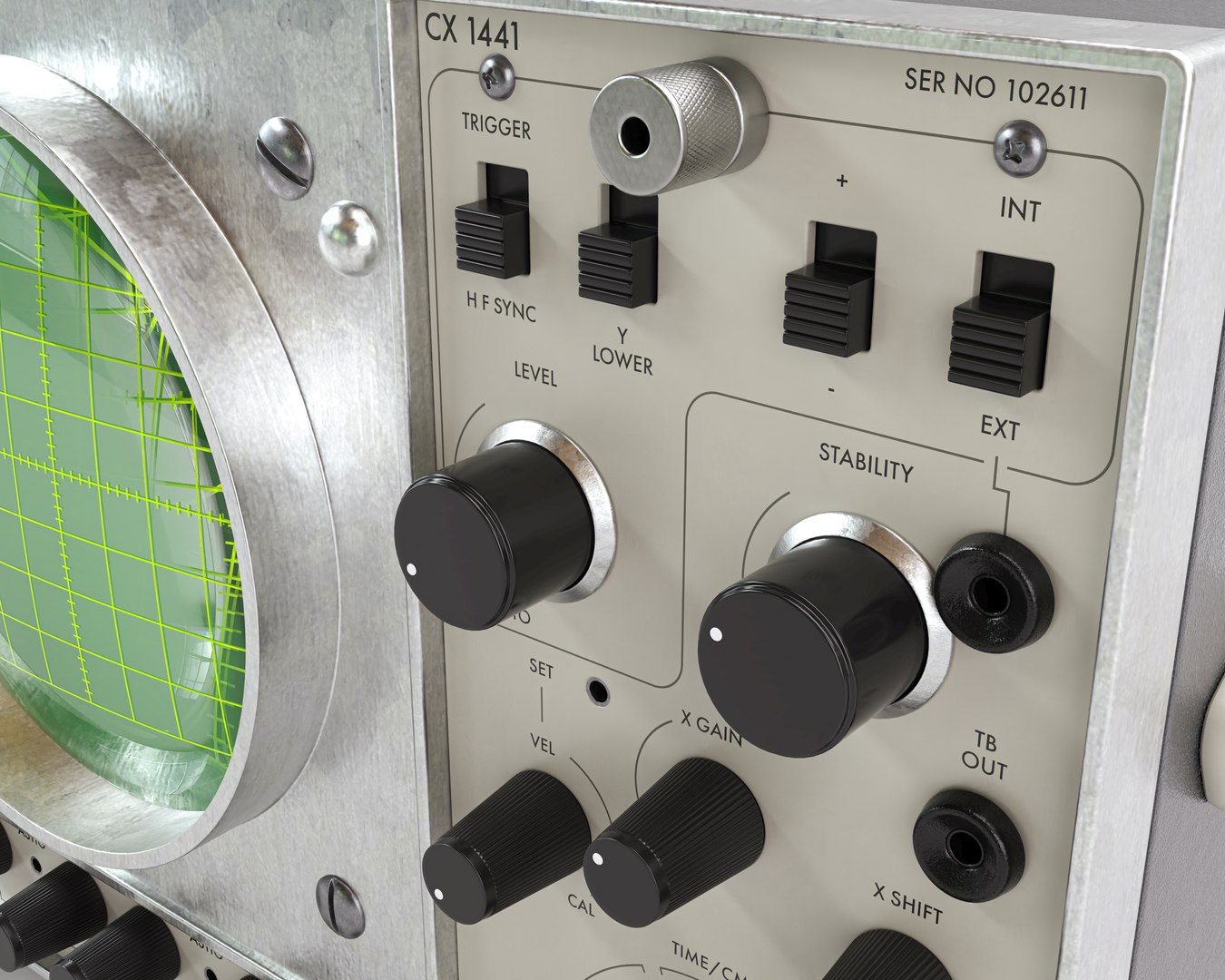 Solatron Vintage Oscilloscope 3D model - TurboSquid 2011340