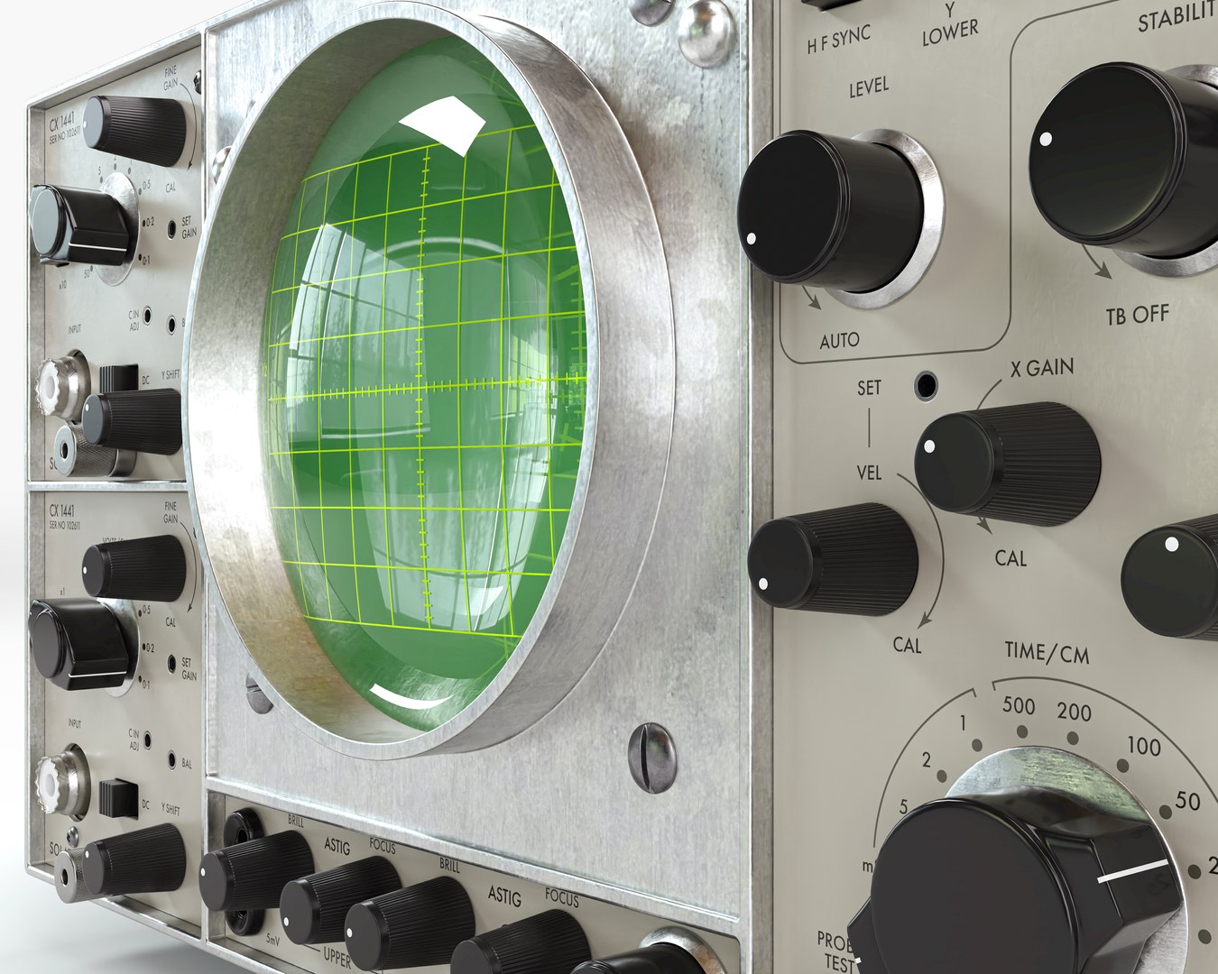 Solatron Vintage Oscilloscope 3D model - TurboSquid 2011340