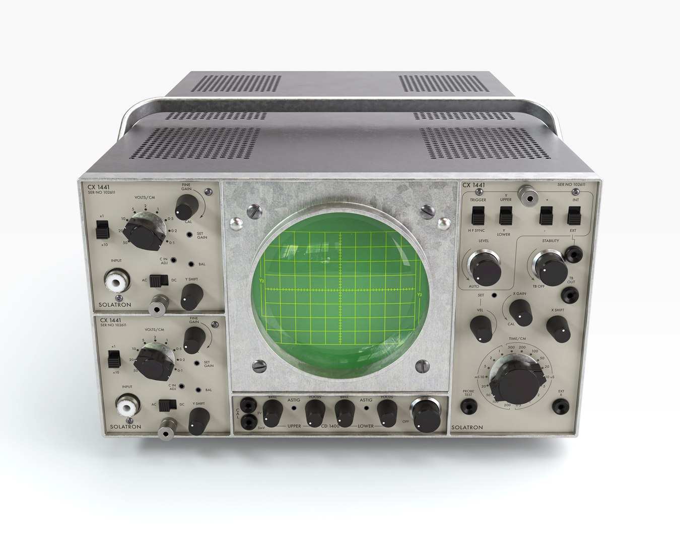 Solatron Vintage Oscilloscope 3D model - TurboSquid 2011340