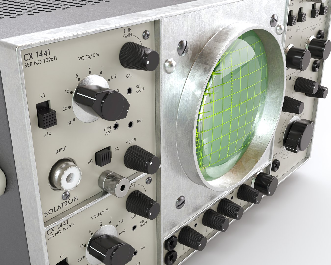 Solatron Vintage Oscilloscope 3D model - TurboSquid 2011340