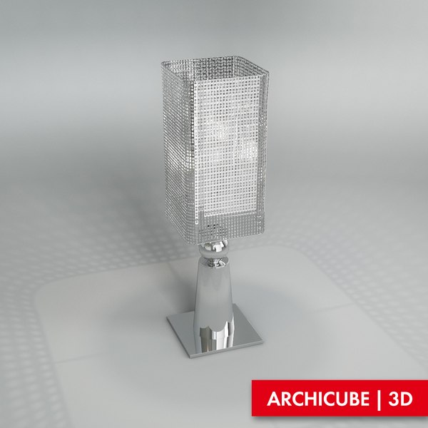 3d table lamp model