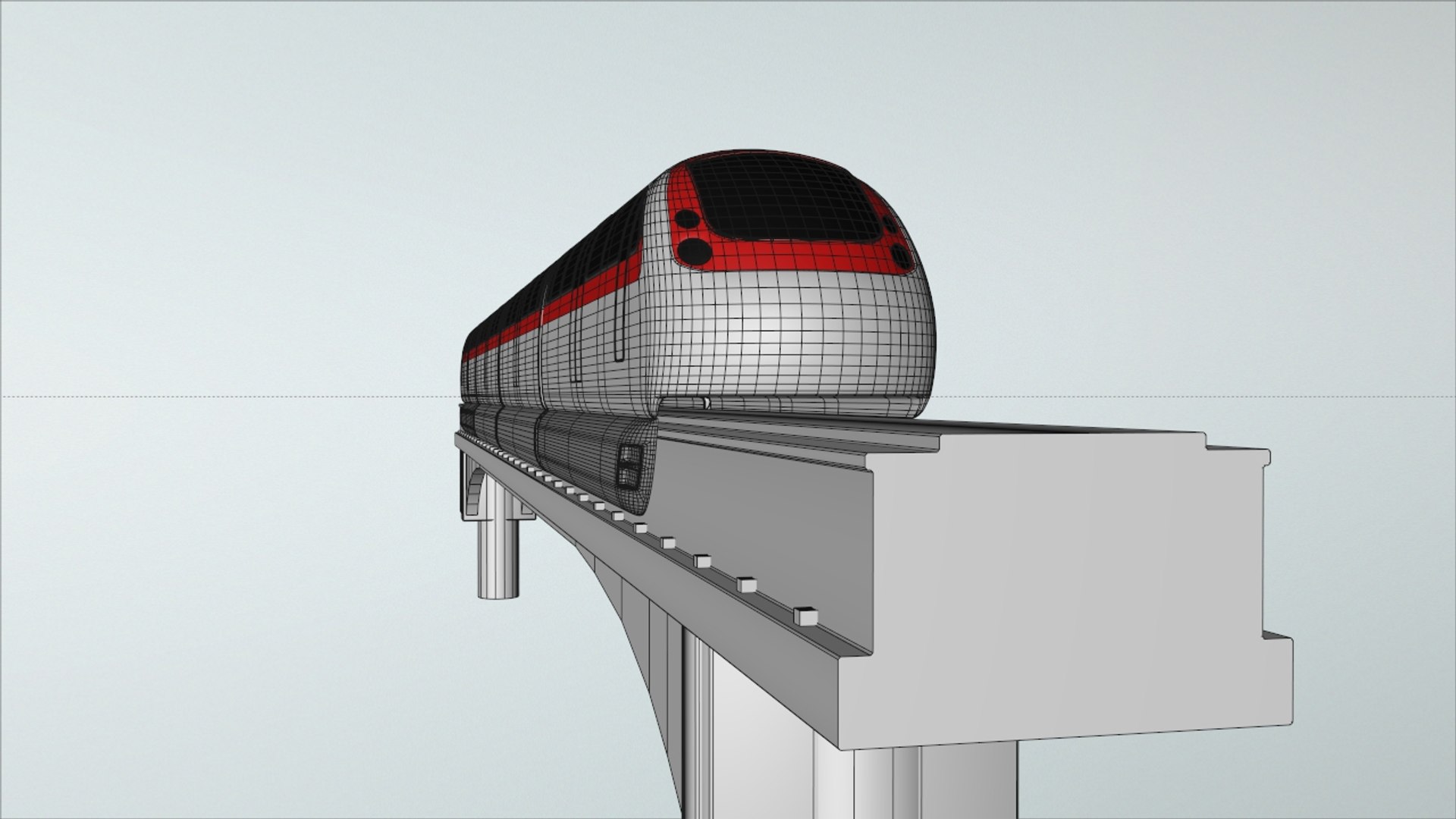 3ds train monorail