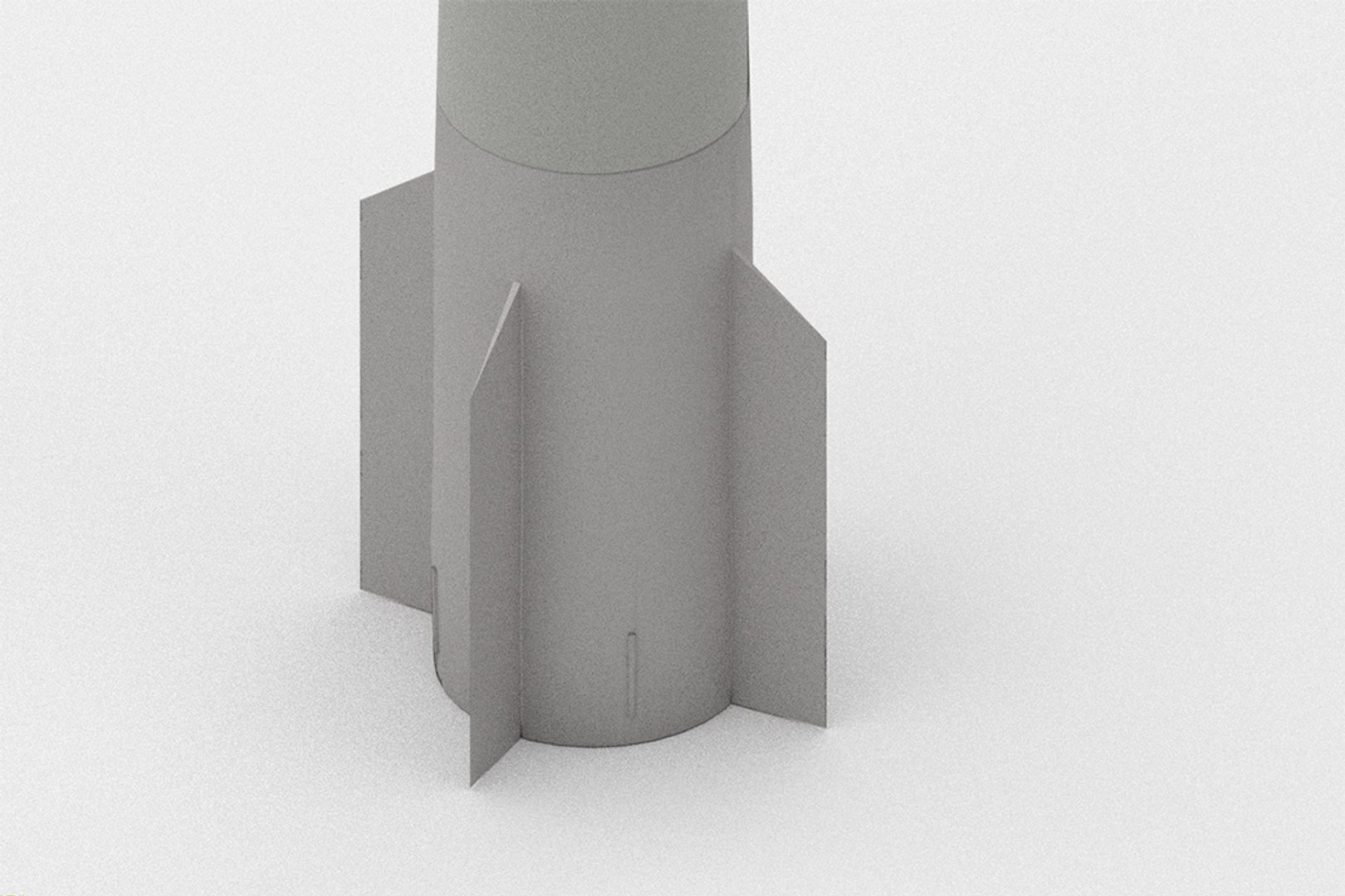 Free Rail Gun Projectile 3d Model