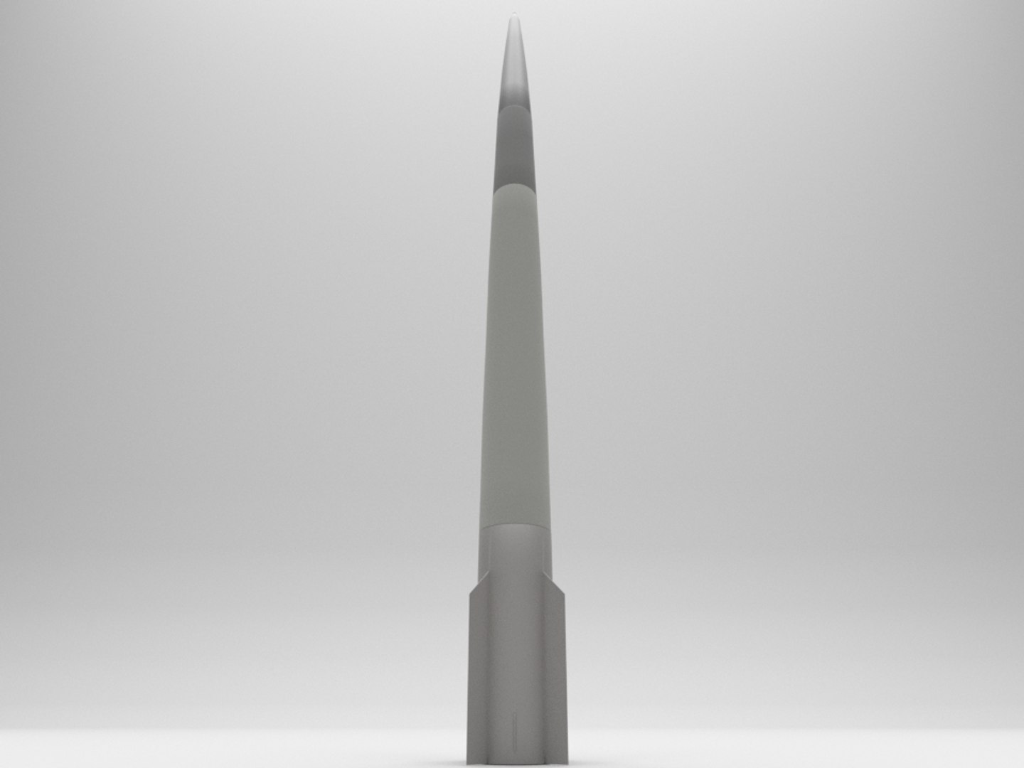 Free Rail Gun Projectile 3d Model