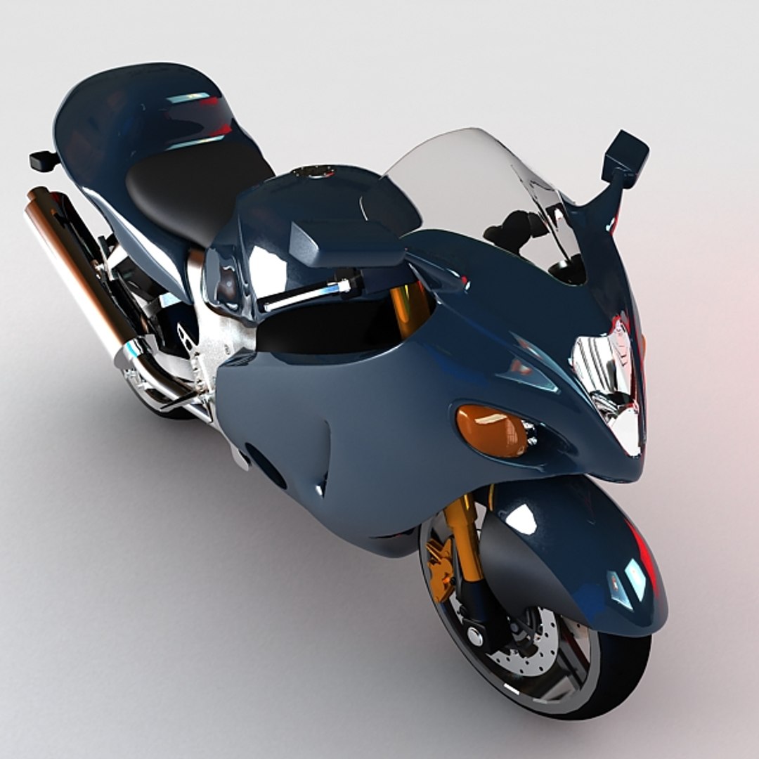 bike motorbike motorcycle 3d model