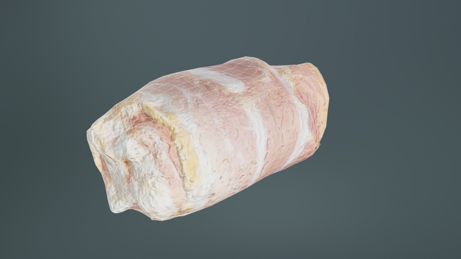 3D Bacon Roll 2 Remastered Model - TurboSquid 2362278