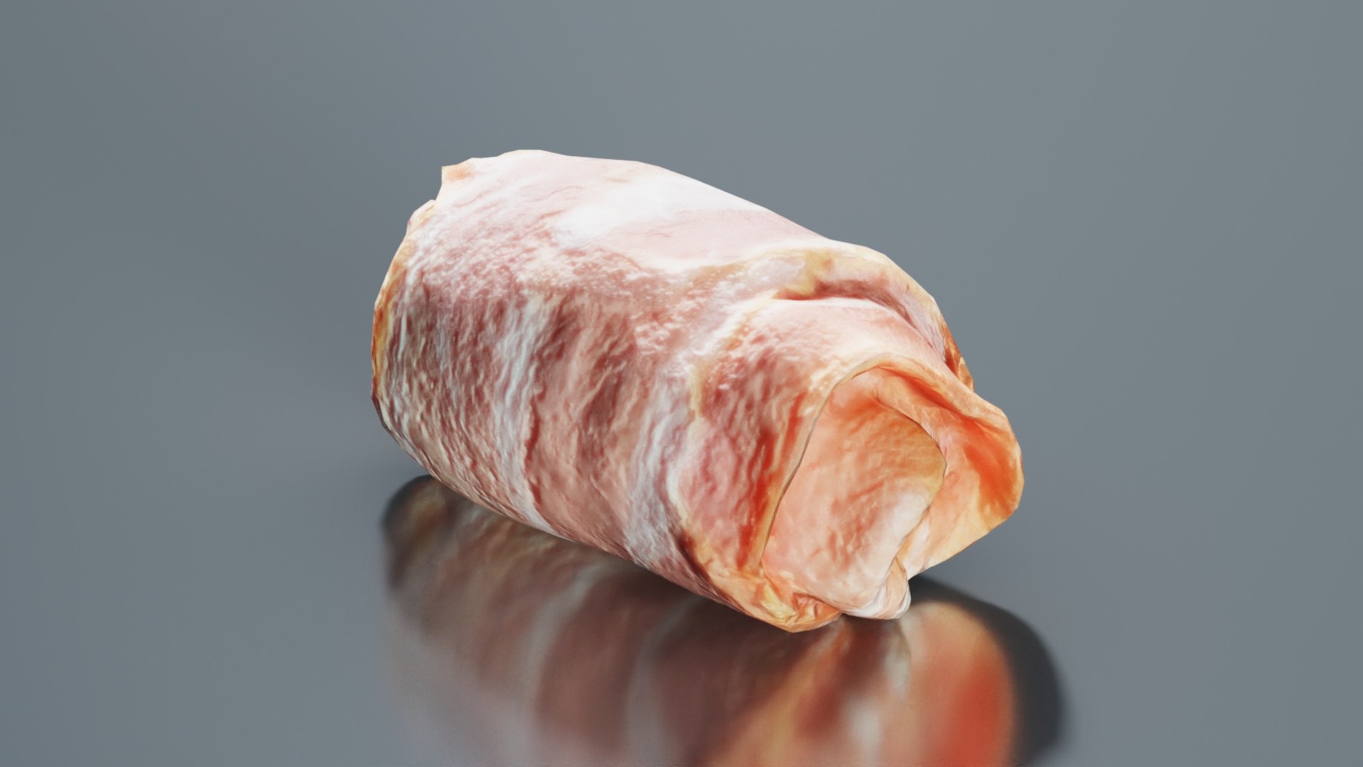 3D Bacon Roll 2 Remastered Model - TurboSquid 2362278