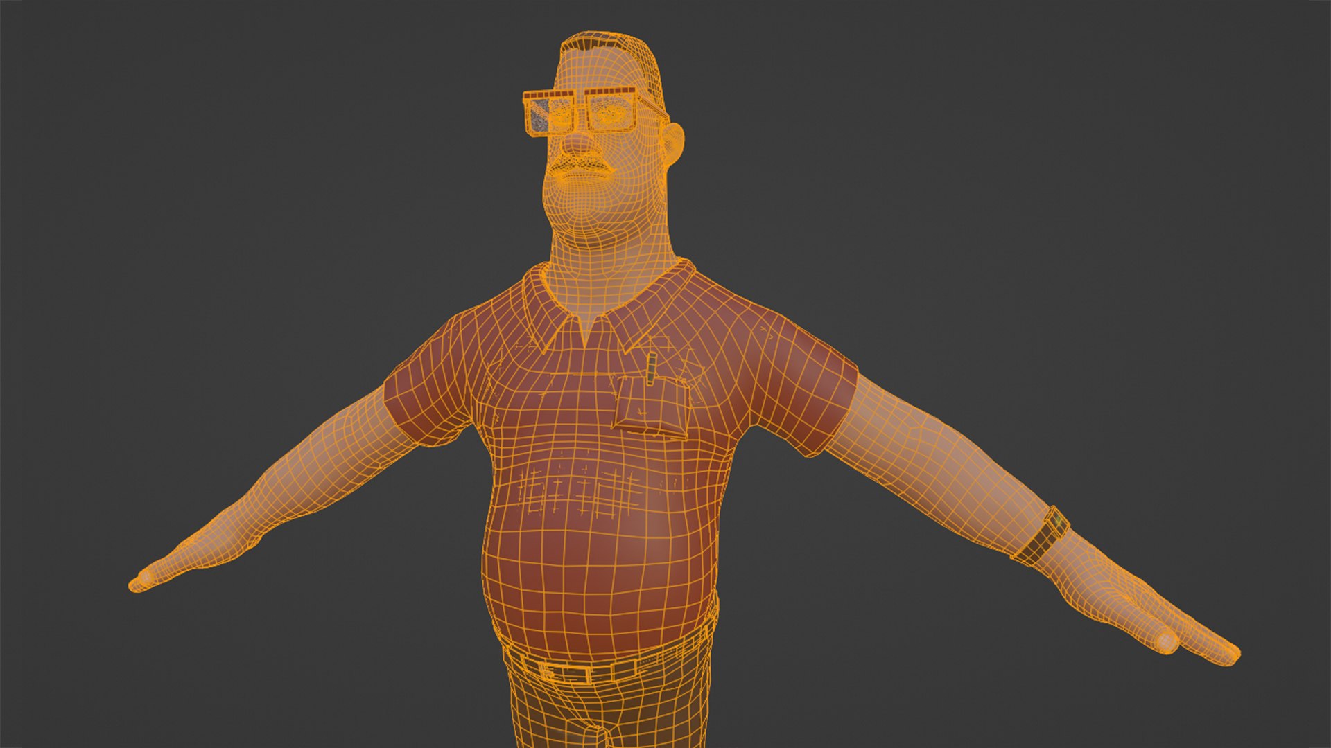 3D model Cartoon Rigged Man Character 3D Model - TurboSquid 2155747