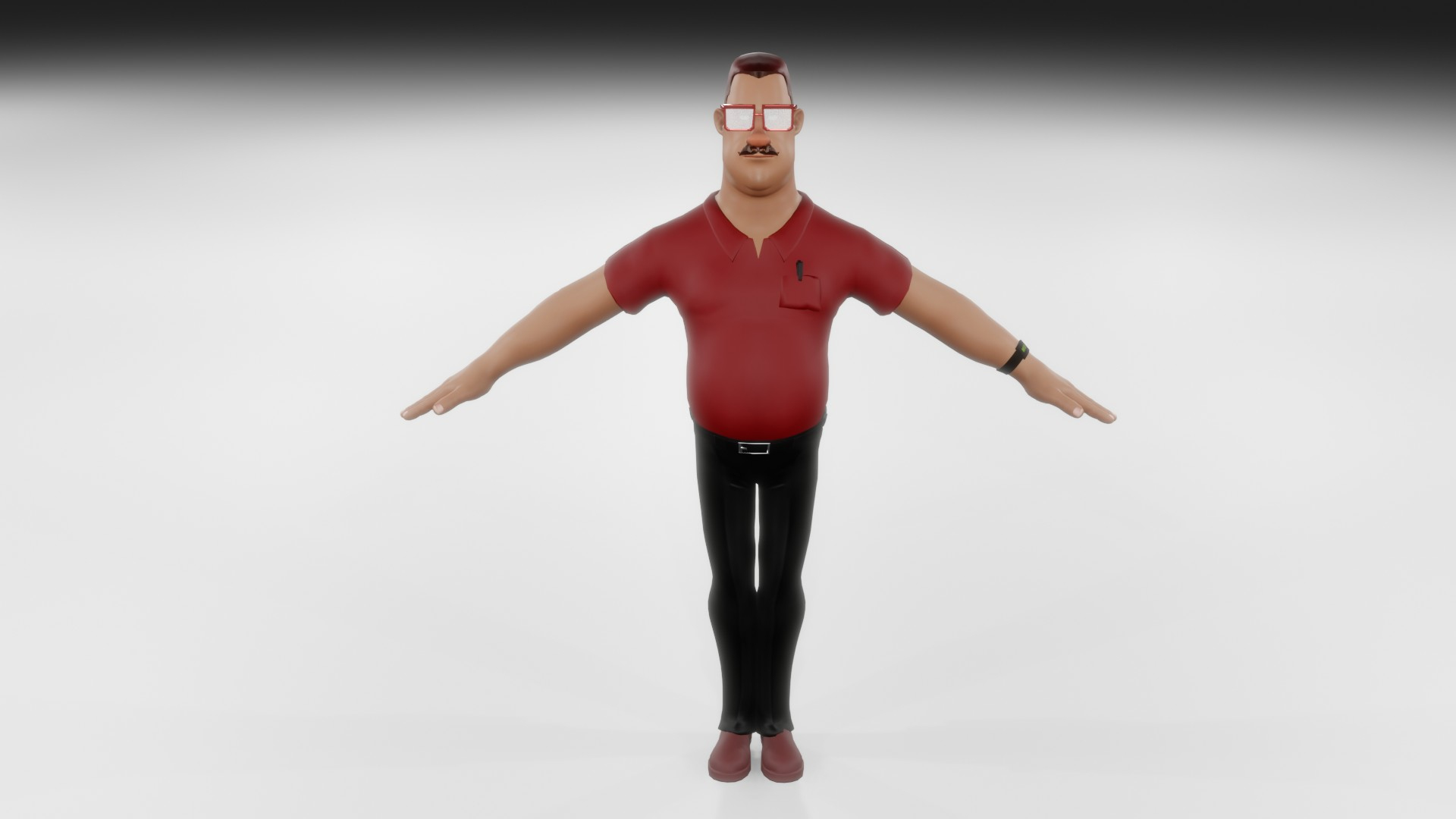 3D model Cartoon Rigged Man Character 3D Model - TurboSquid 2155747
