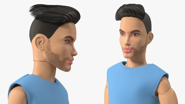 Ken Doll Dressed Walking Pose 3D - TurboSquid 1903629