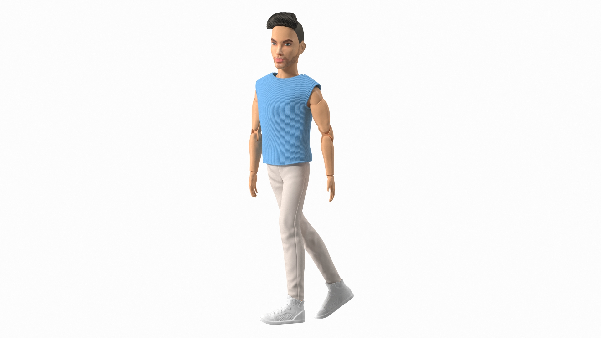 Ken Doll Dressed Walking Pose 3D - TurboSquid 1903629