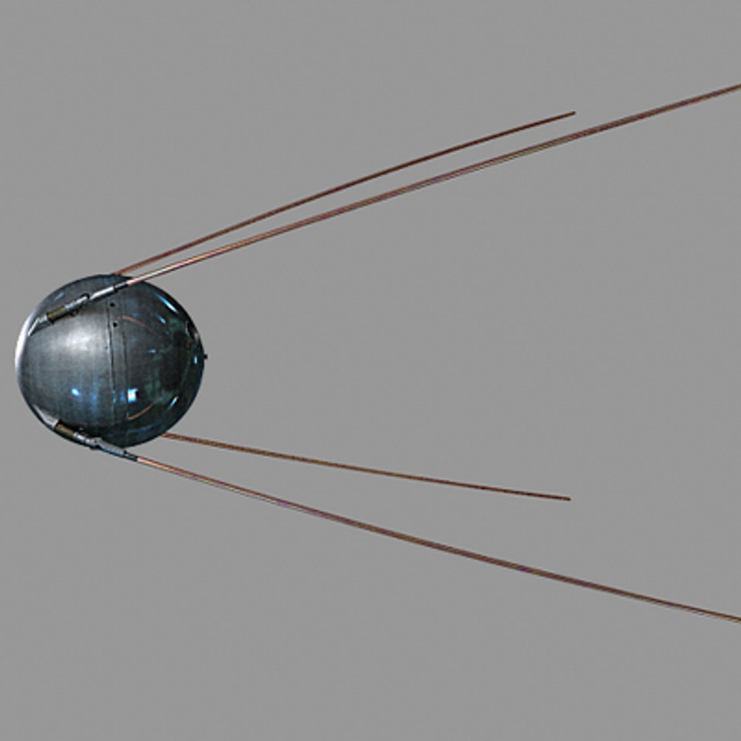 Sputnik Satellite 3d Model