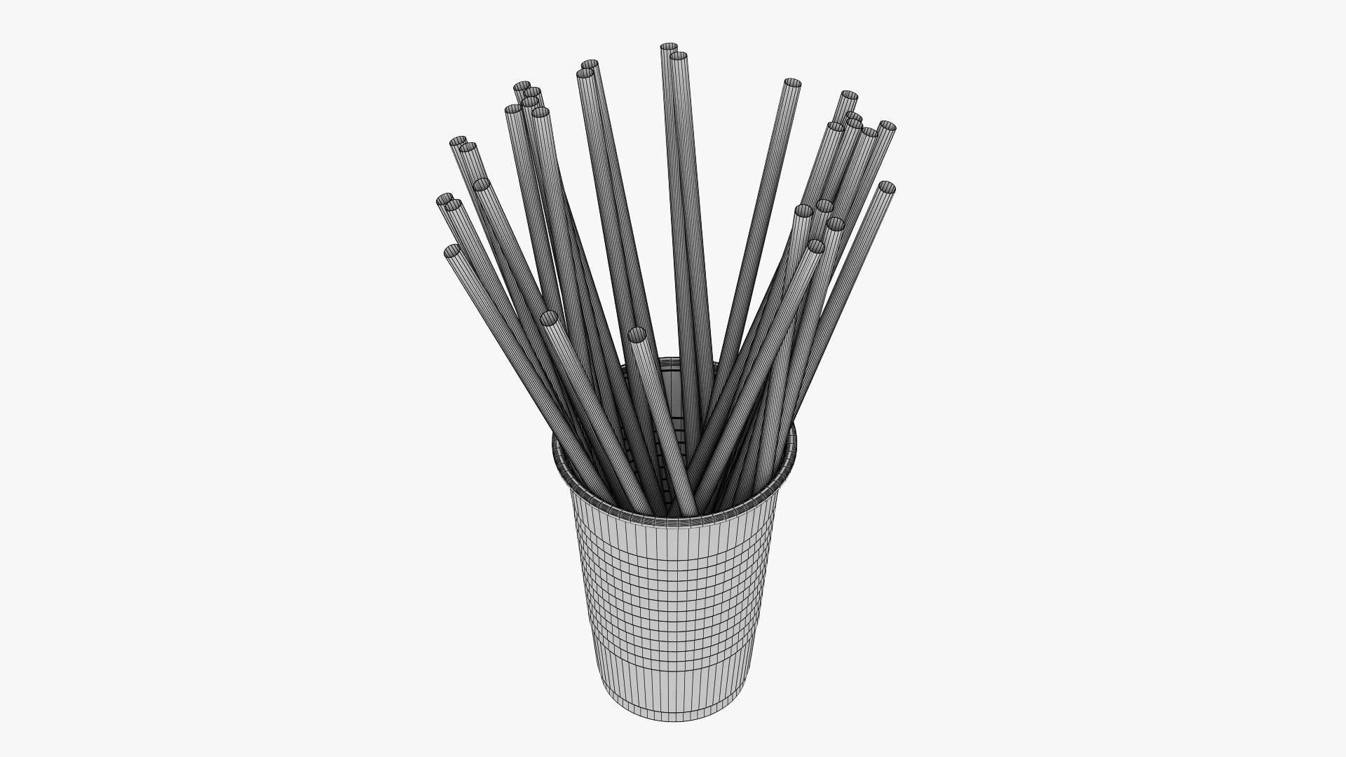 Straws 3D Model - TurboSquid 2098705