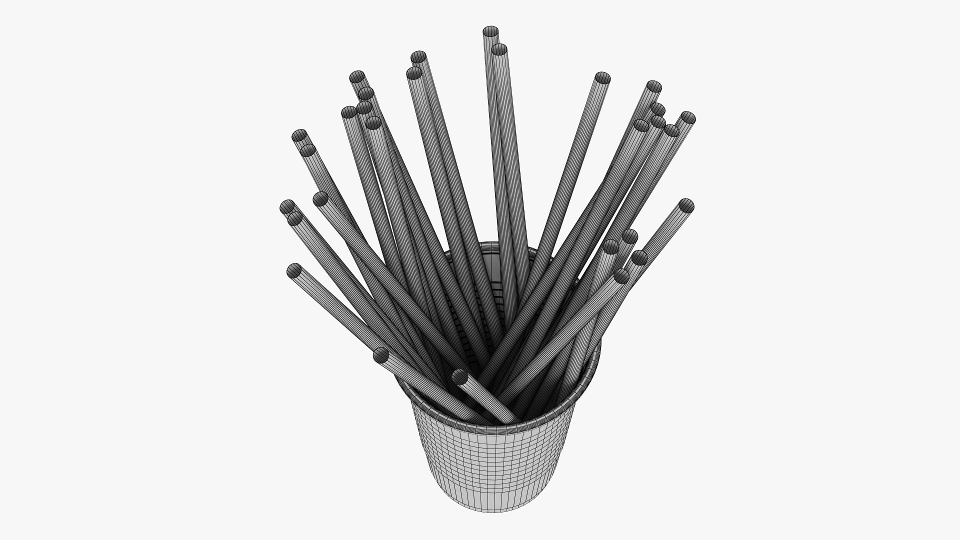 Straws 3D Model - TurboSquid 2098705