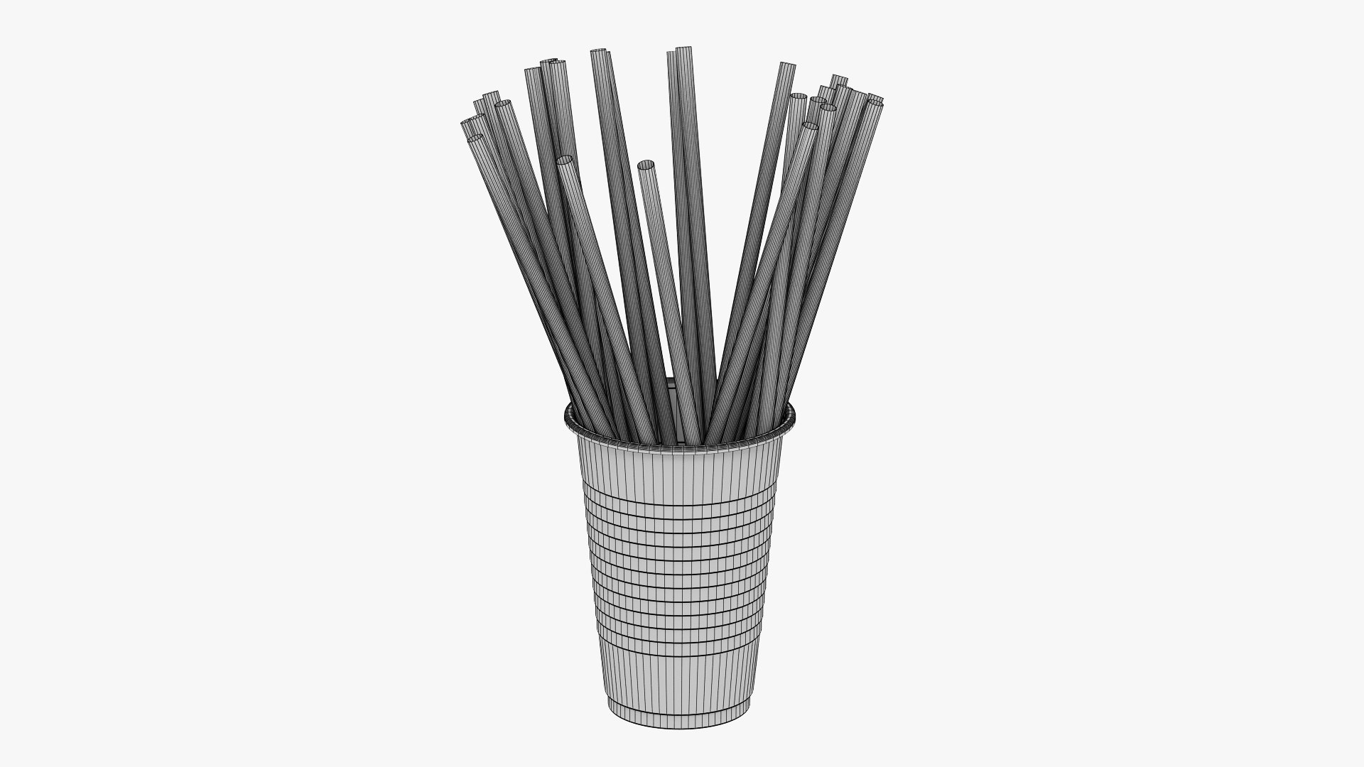 Straws 3D Model - TurboSquid 2098705