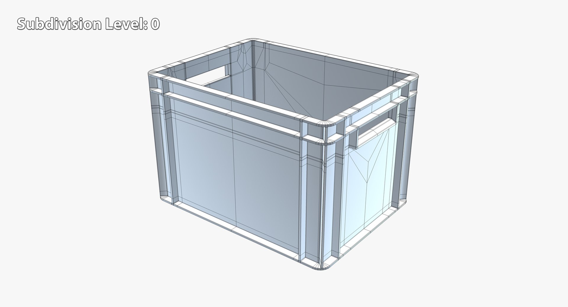 3d Plastic Box Model