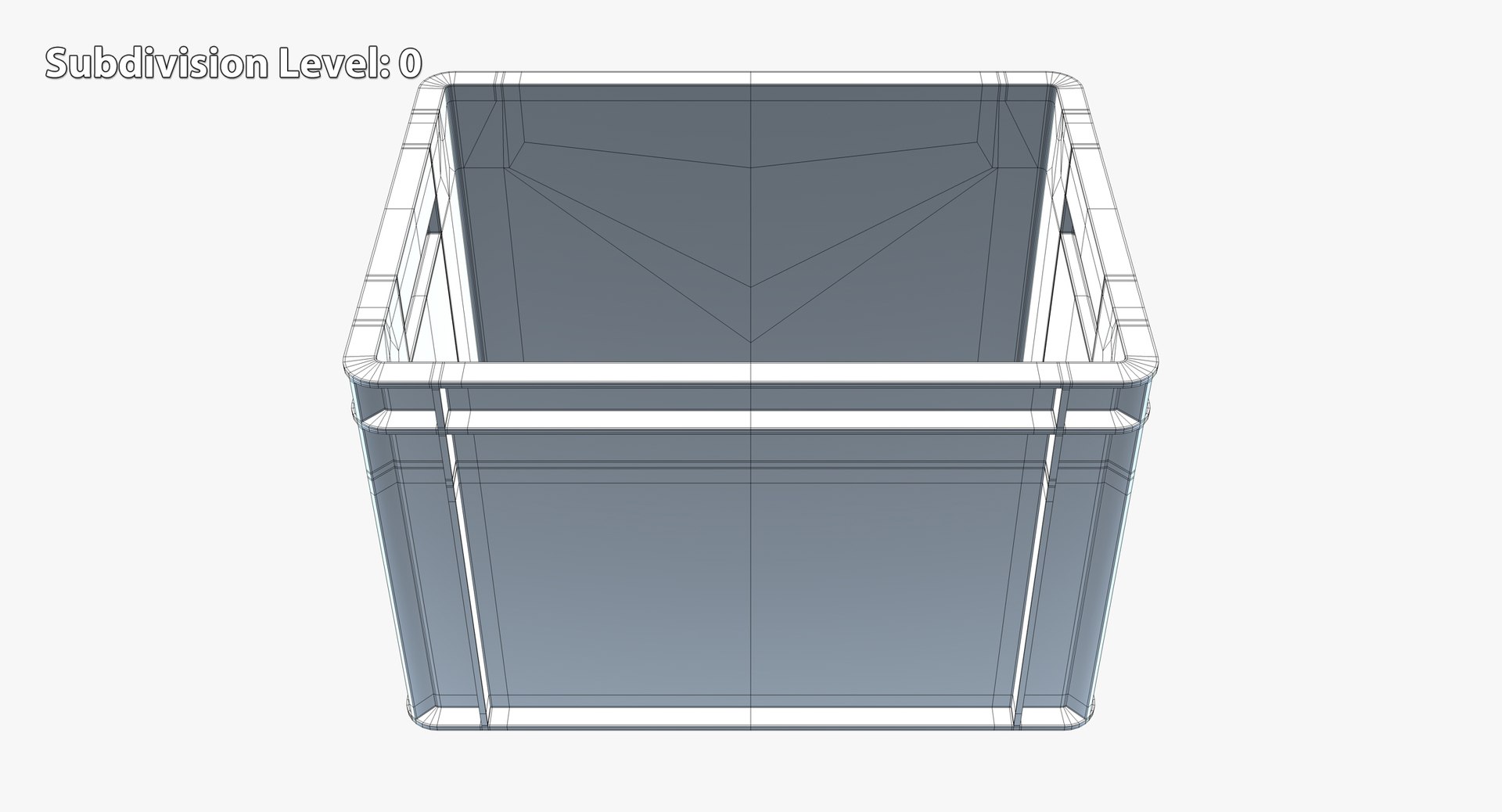 3d Plastic Box Model