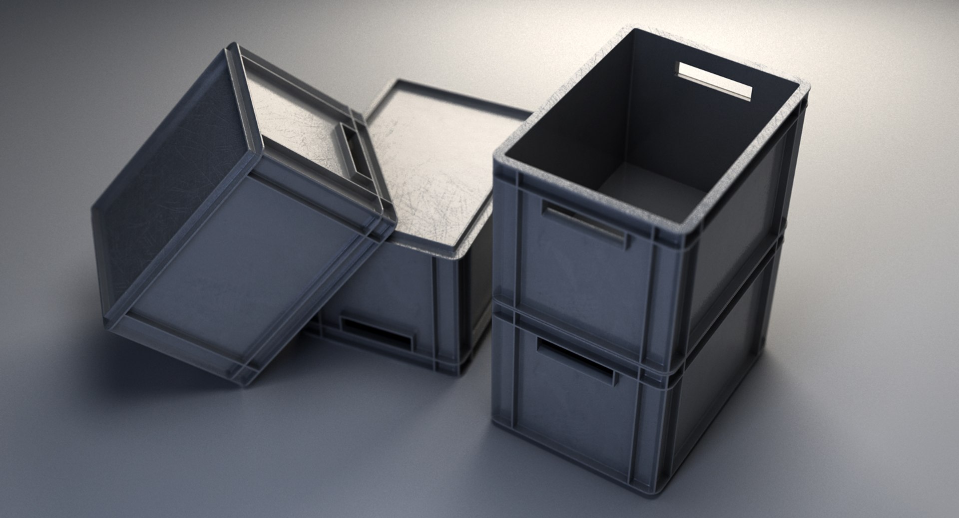 3d Plastic Box Model