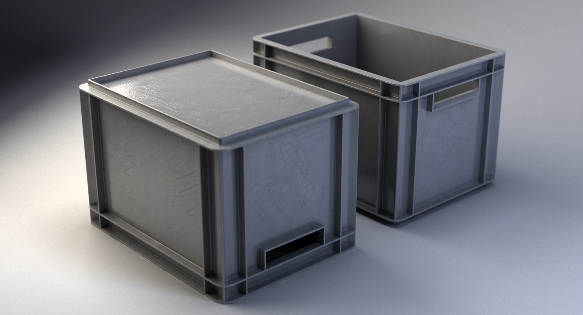3d Plastic Box Model