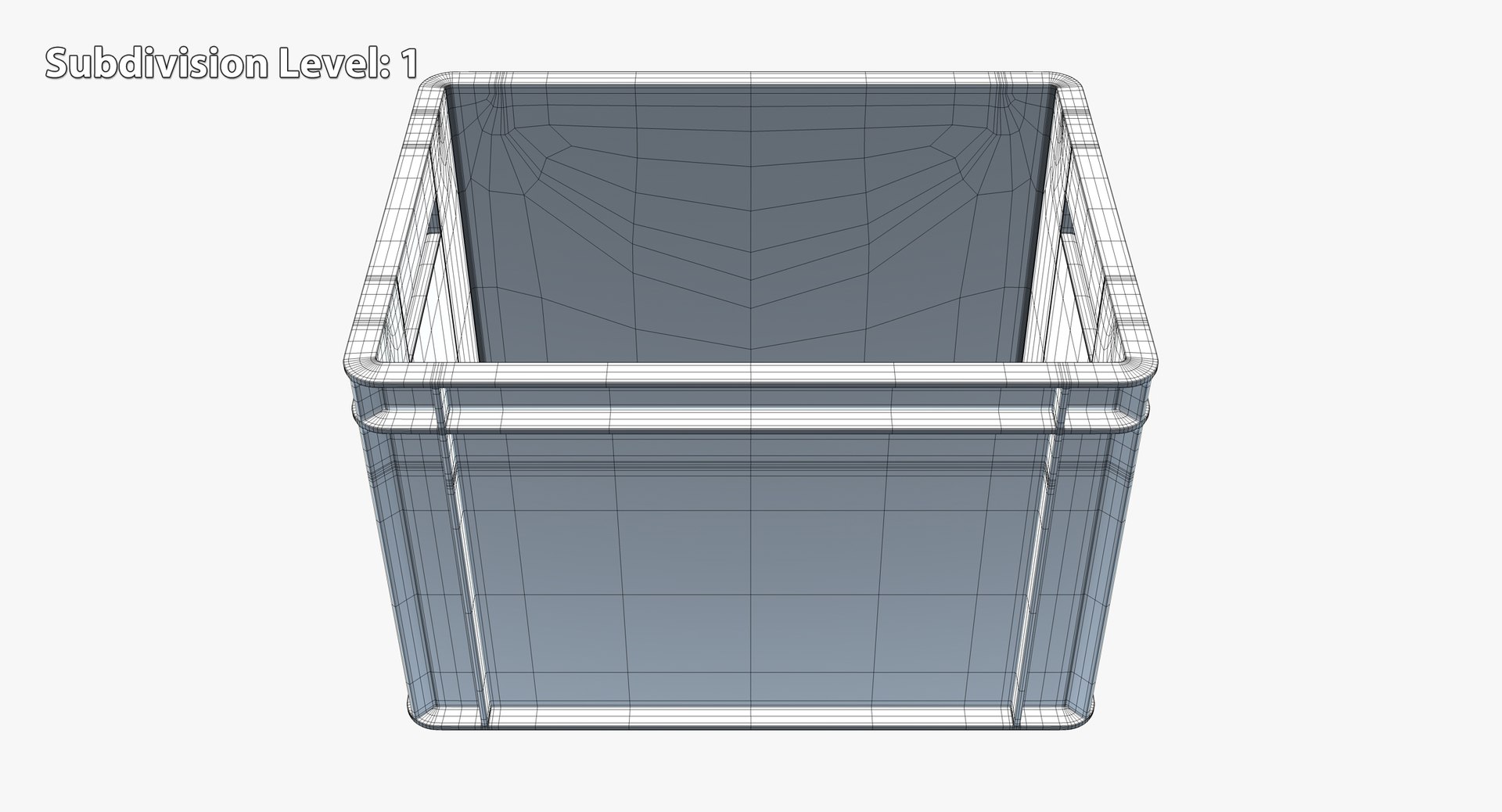 3d Plastic Box Model