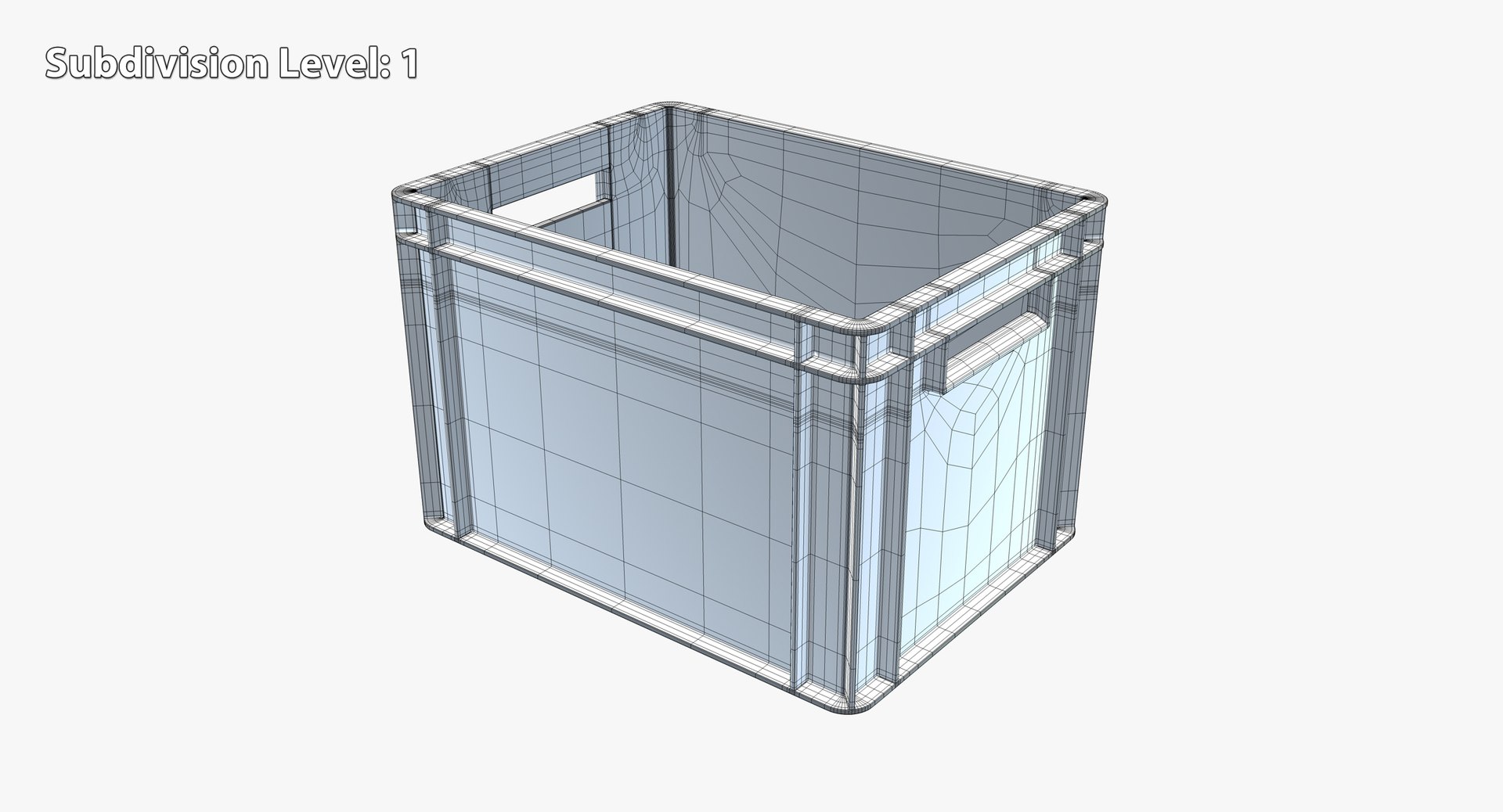3d Plastic Box Model