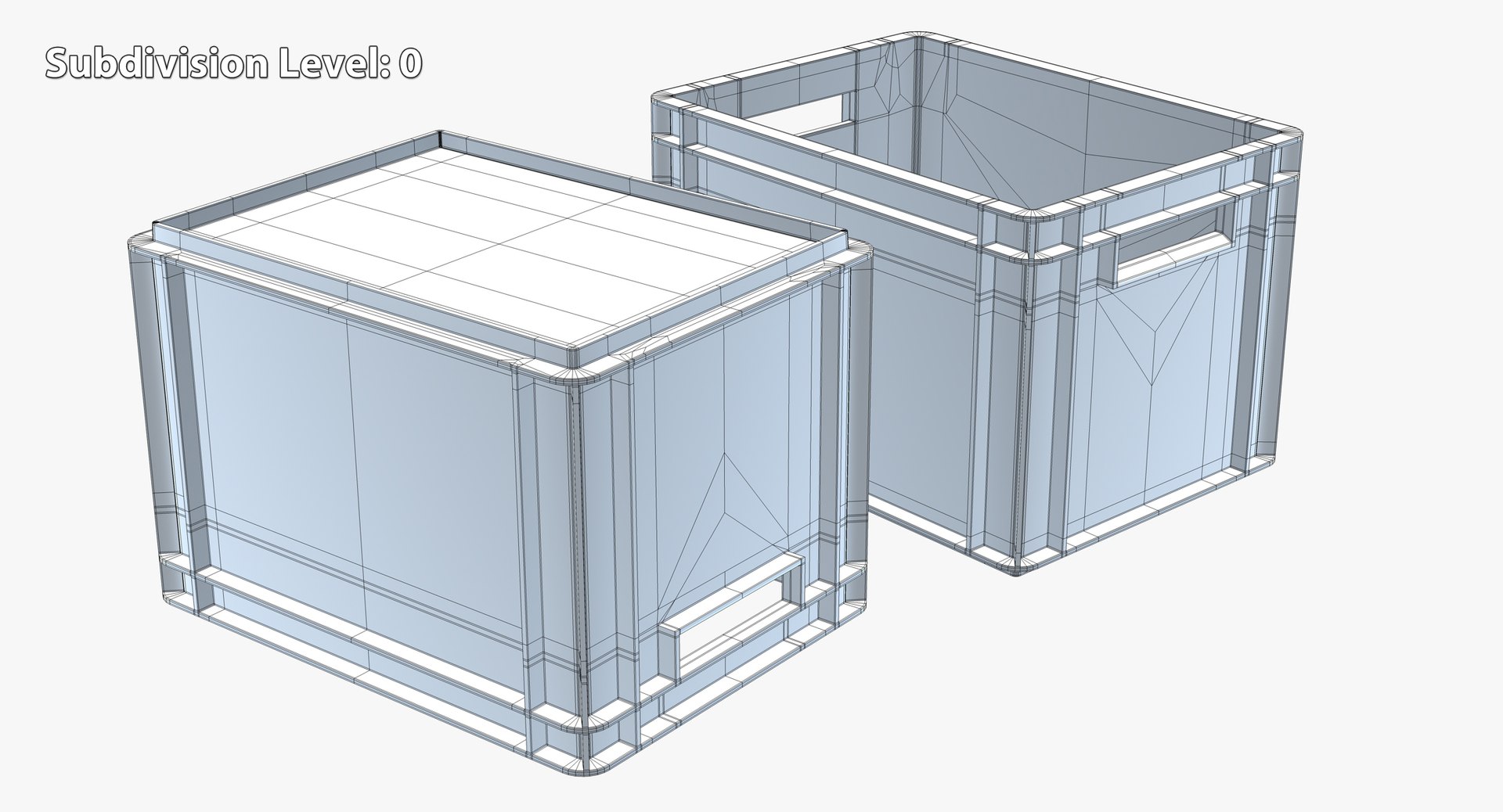 3d Plastic Box Model