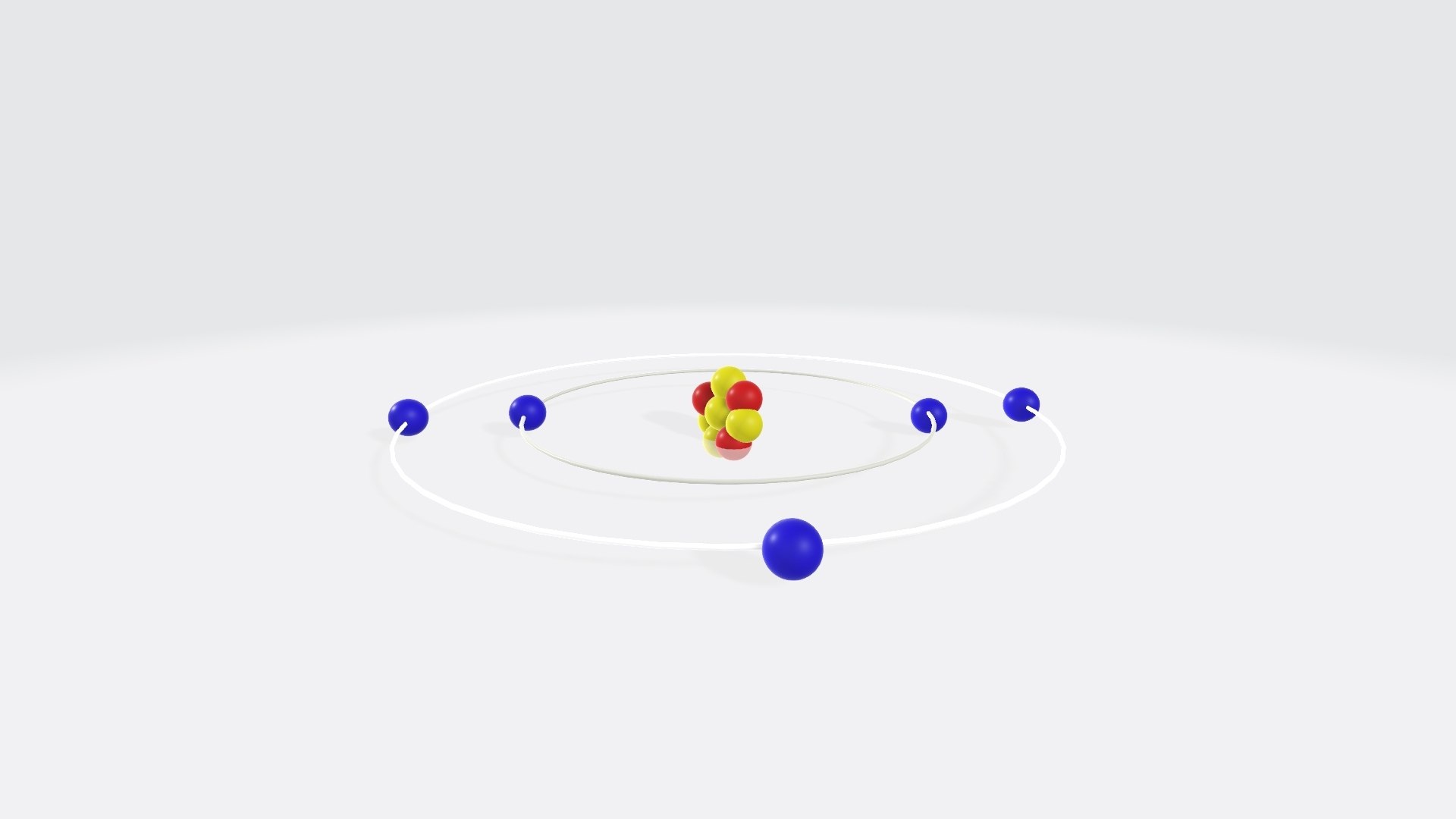 3D Boron Bohr Atomic Structure Model - TurboSquid 2347540