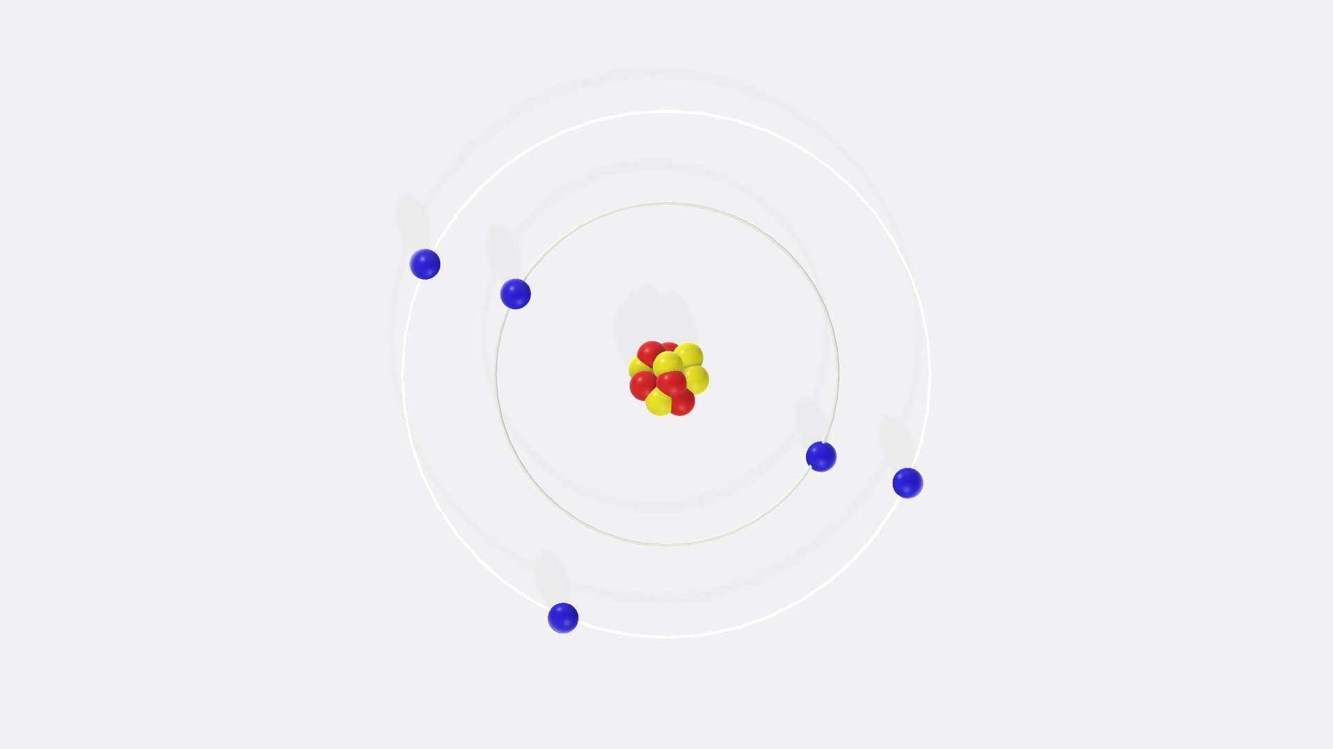 3D Boron Bohr Atomic Structure Model - TurboSquid 2347540