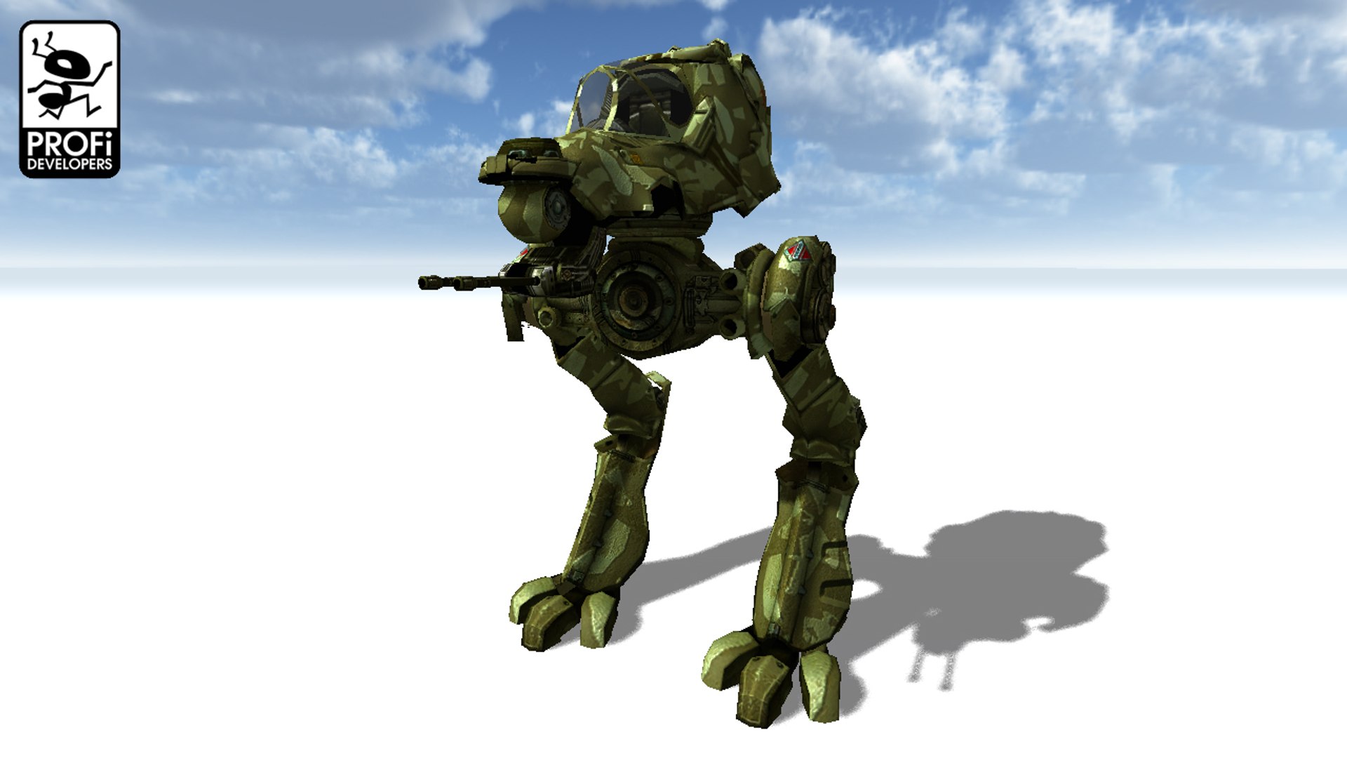 3d Model Mech Vehicle