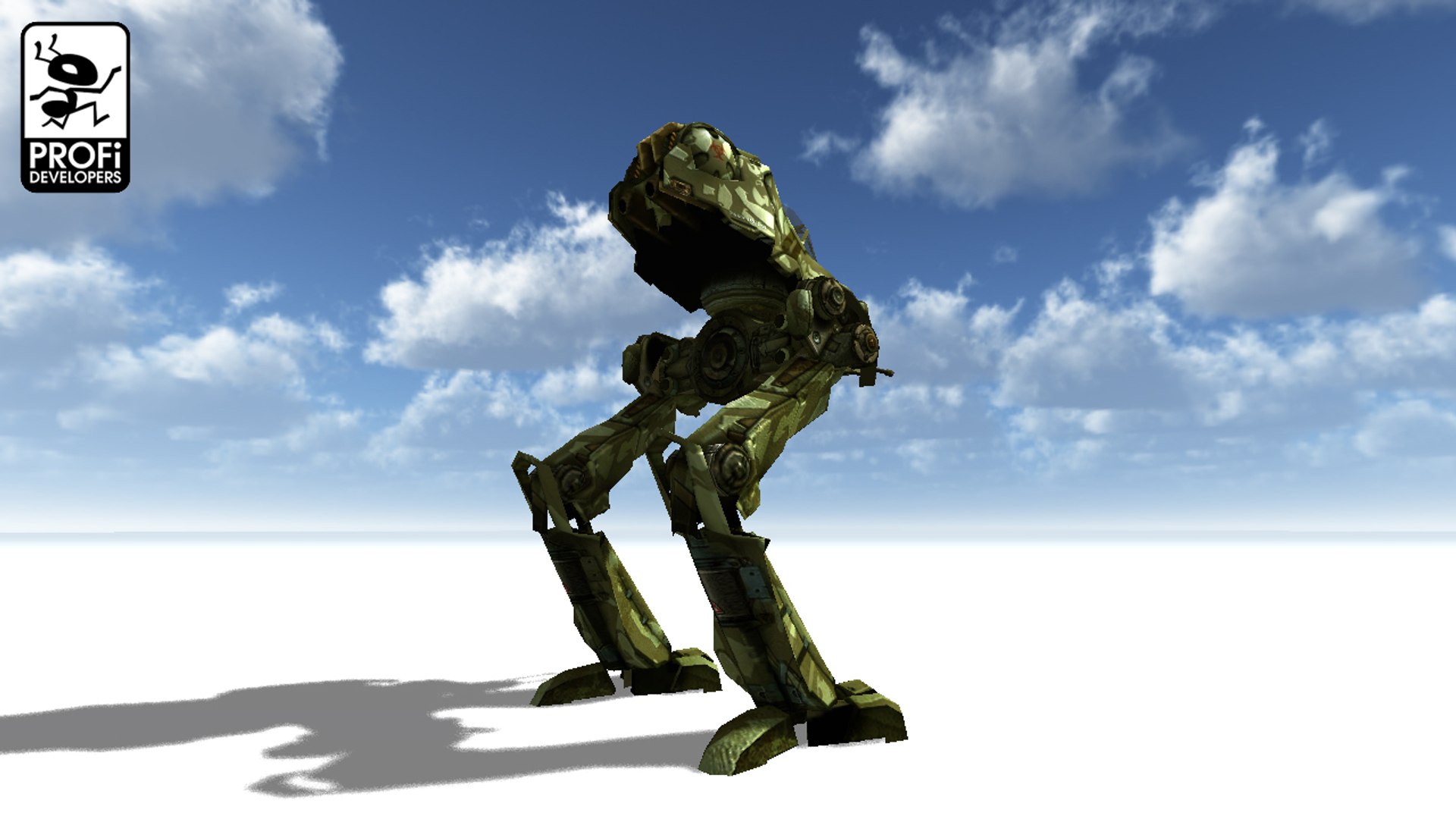 3d Model Mech Vehicle