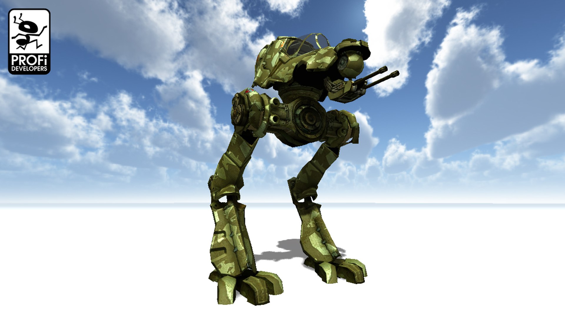 3d Model Mech Vehicle