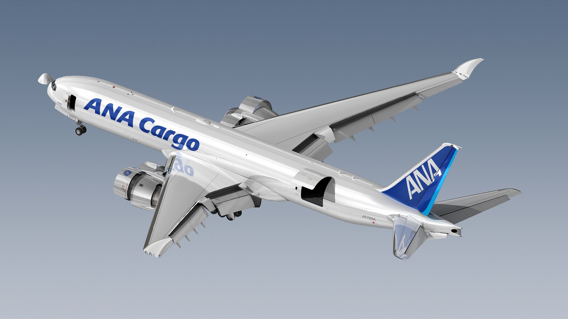 3D Boeing 777-8F ANA Cargo Model - TurboSquid 2410669