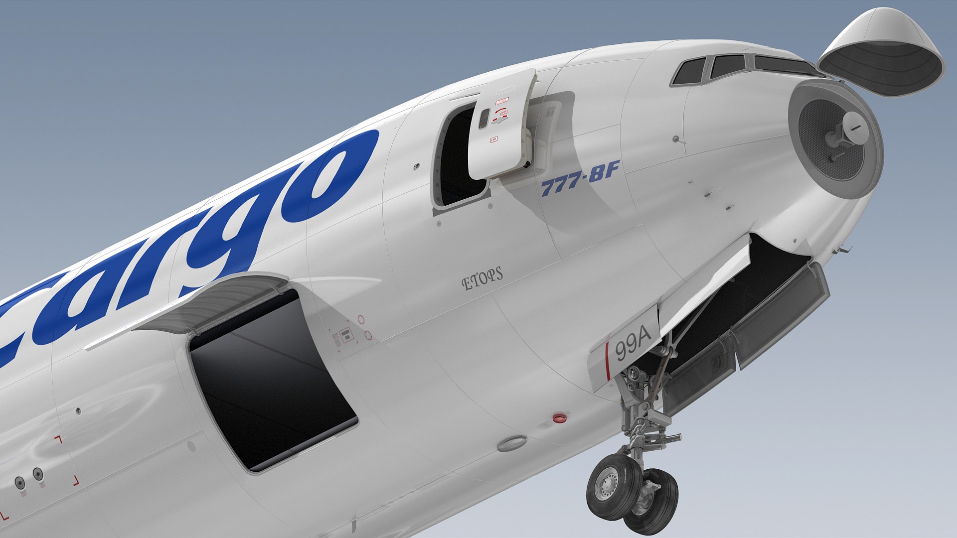 3D Boeing 777-8F ANA Cargo Model - TurboSquid 2410669