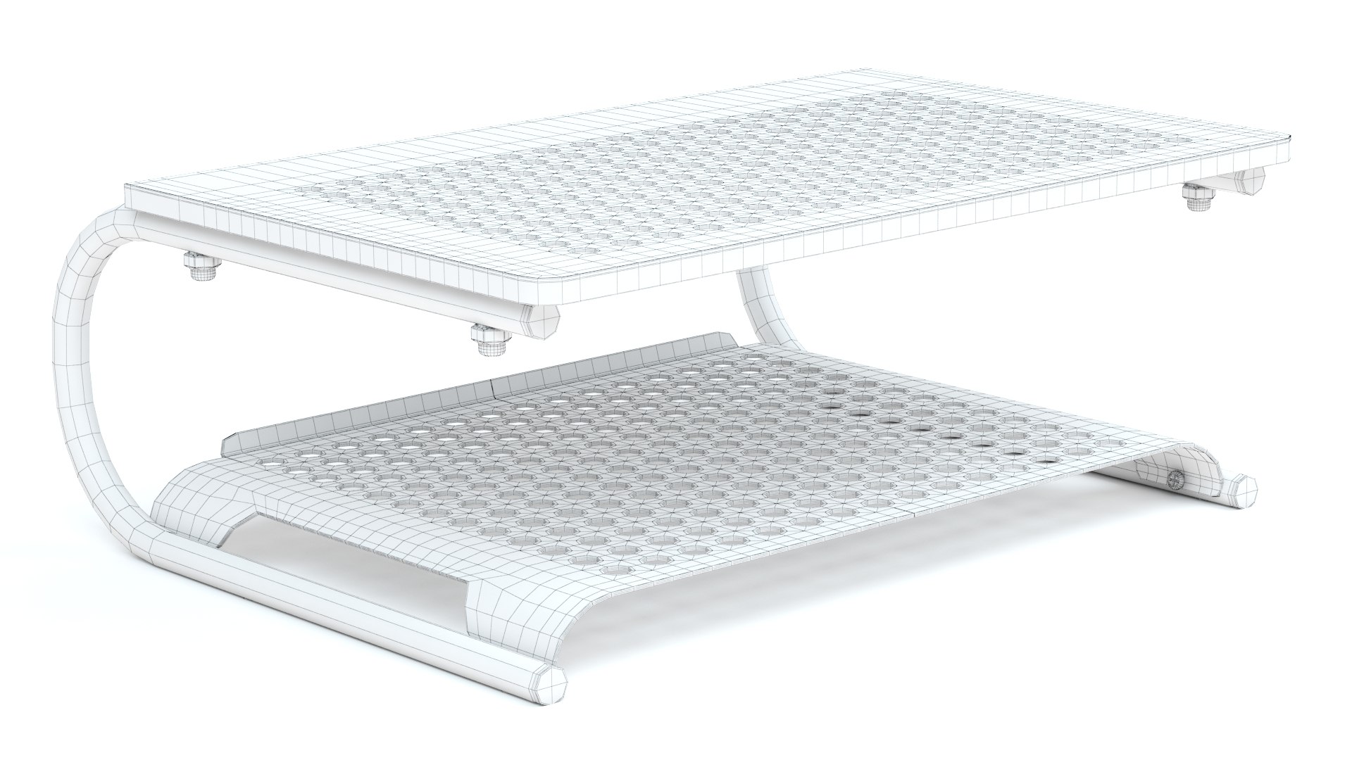 3D Model Rife Monitor Stand - TurboSquid 1937609