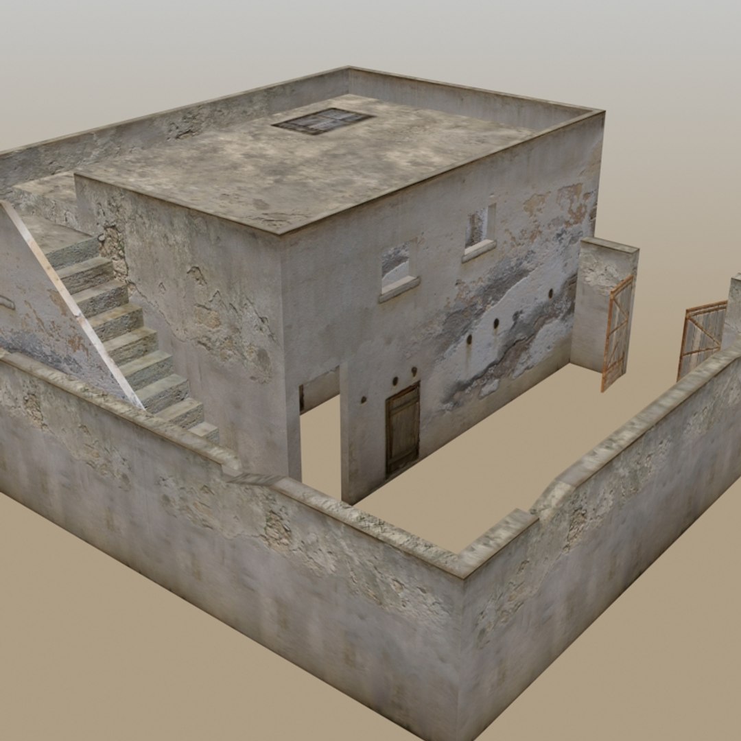 3d Arab Houses Model