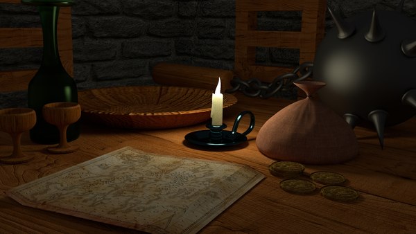 Treasure Map Blender Models for Download | TurboSquid