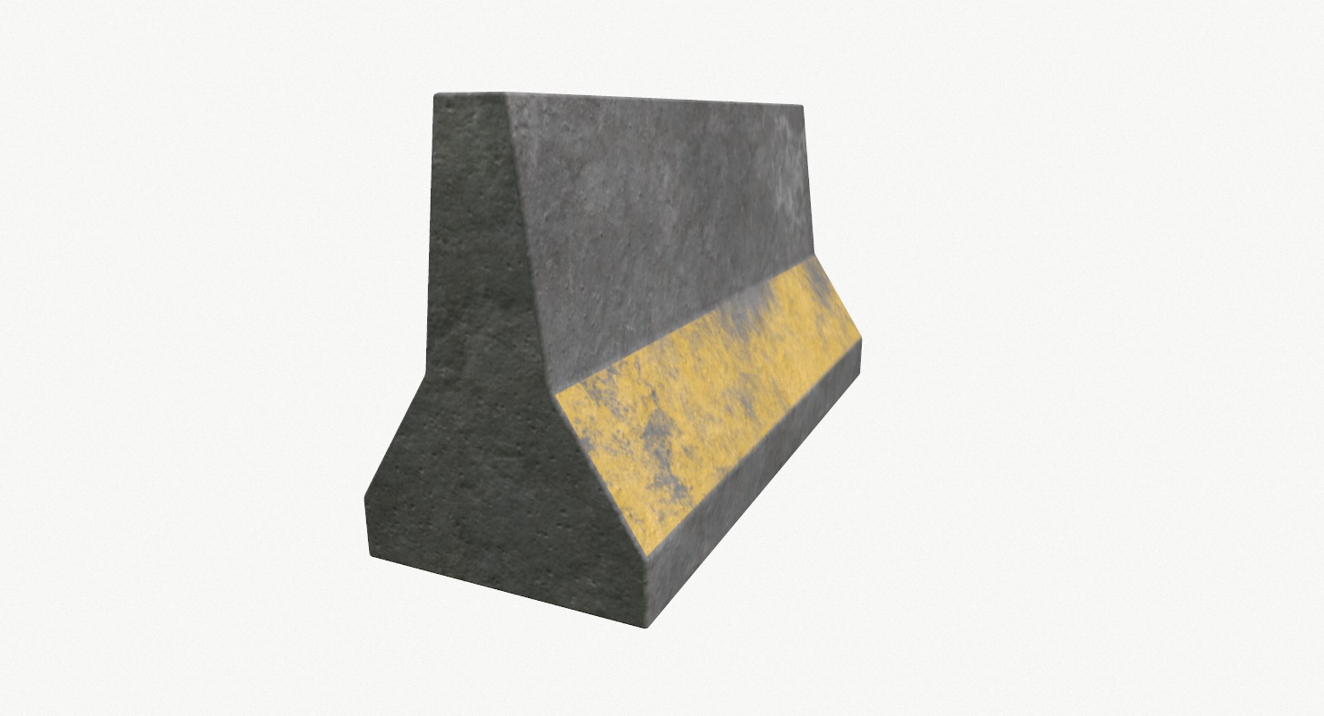 Mapped roadblock 3D - TurboSquid 1176398