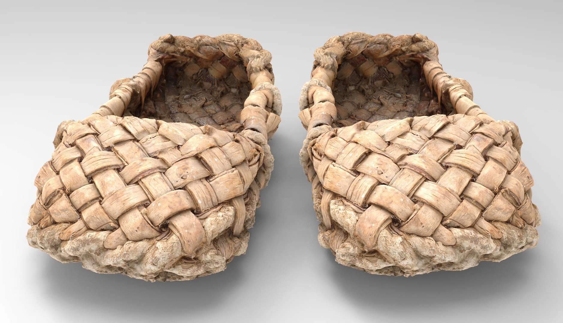 3D Bast Shoe Lapti - TurboSquid 2058344