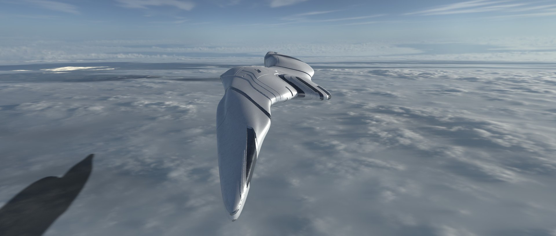 Asymmetric Spaceship Model - TurboSquid 2242581