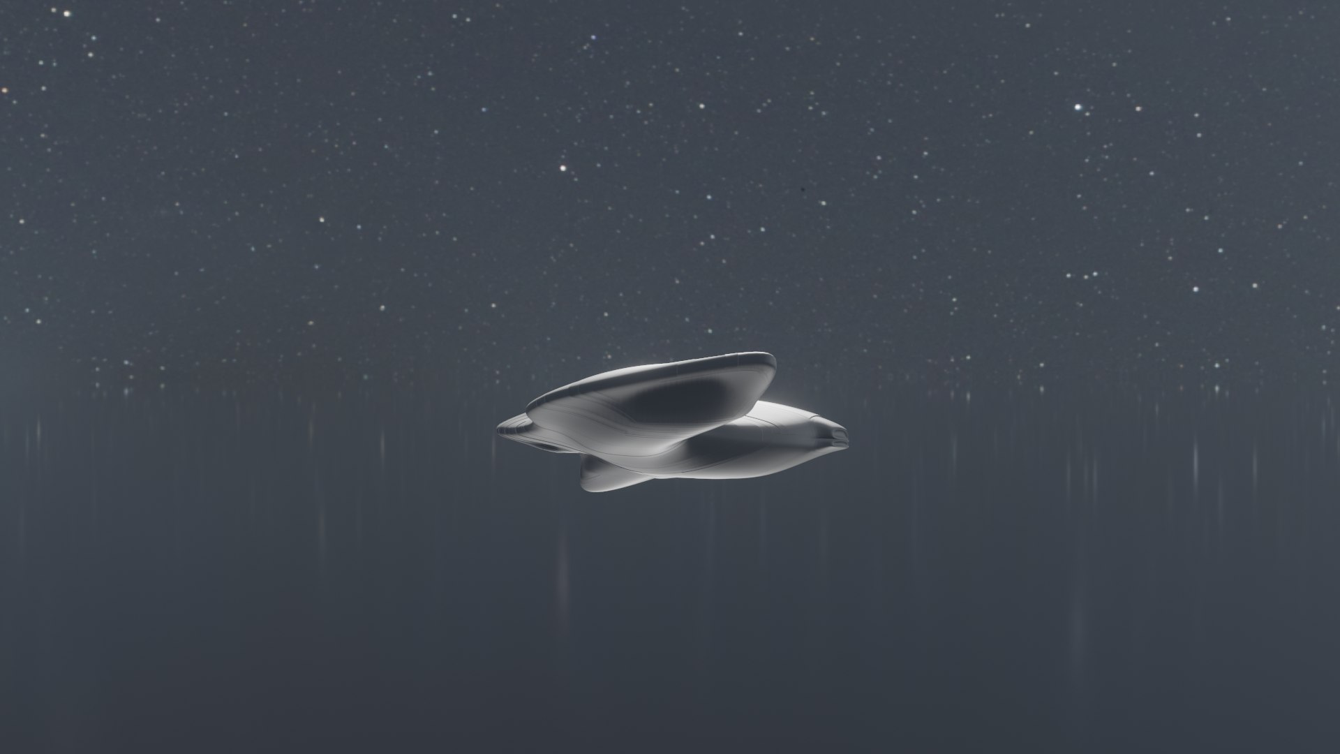 Asymmetric Spaceship Model - TurboSquid 2242581