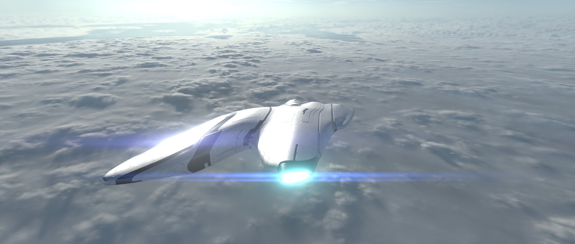 Asymmetric Spaceship Model - TurboSquid 2242581