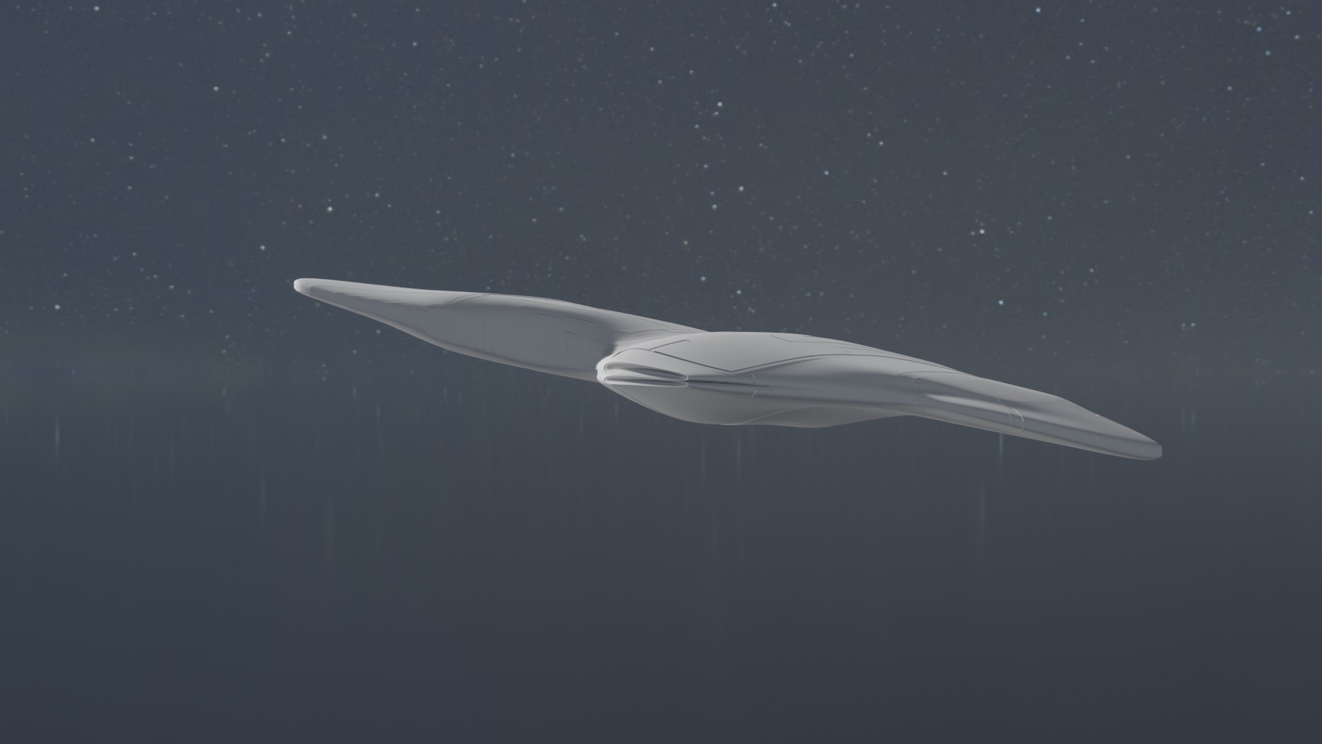 Asymmetric Spaceship Model - TurboSquid 2242581