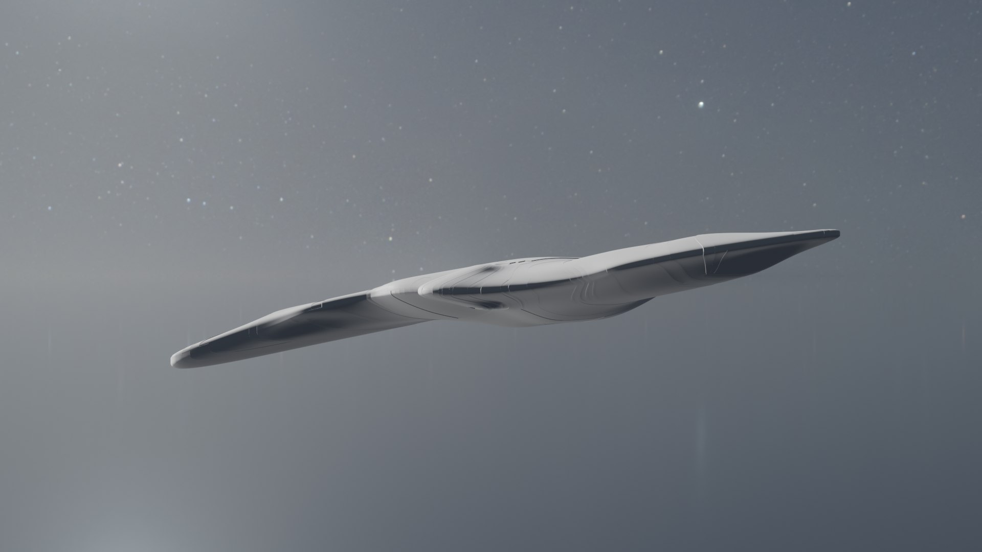 Asymmetric Spaceship Model - TurboSquid 2242581