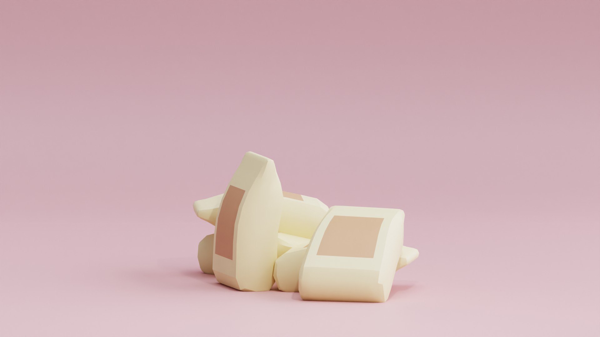 Stylized Cartoon Sack of Flour Low-poly 3D model 3D model - TurboSquid ...