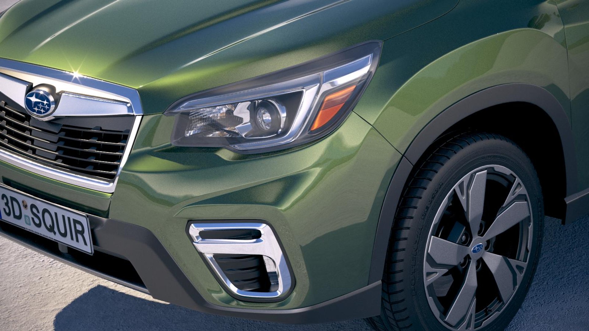 Subaru Forester 2019 3D Model - TurboSquid 1321947